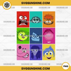 Ennui Inside Out 2 SVG PNG Silhouette Vector Clipart