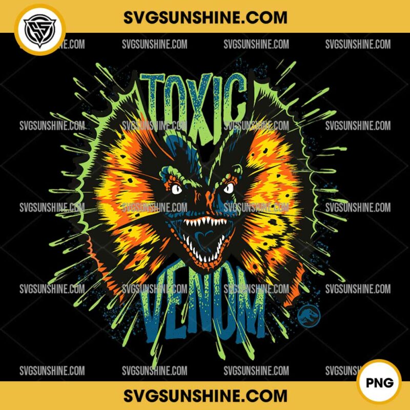 Dilophosaurus PNG, Jurassic World Toxic Venom PNG