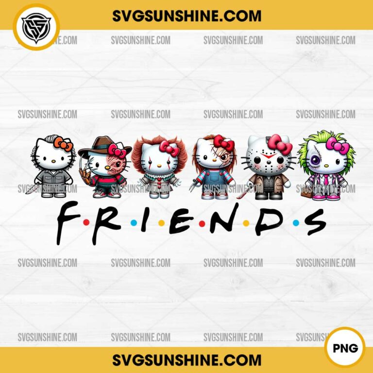 Hello Kitty Michael Myers PNG Bundle, Halloween Hello Kitty Horror PNG