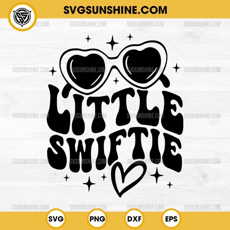 Little Swiftie SVG, Baby Swiftie SVG, Swiftie Heart Glasses SVG, Taylor ...