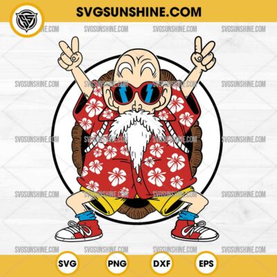 Master Roshi Dragon Ball SVG, Kamesennin Dragon Ball SVG