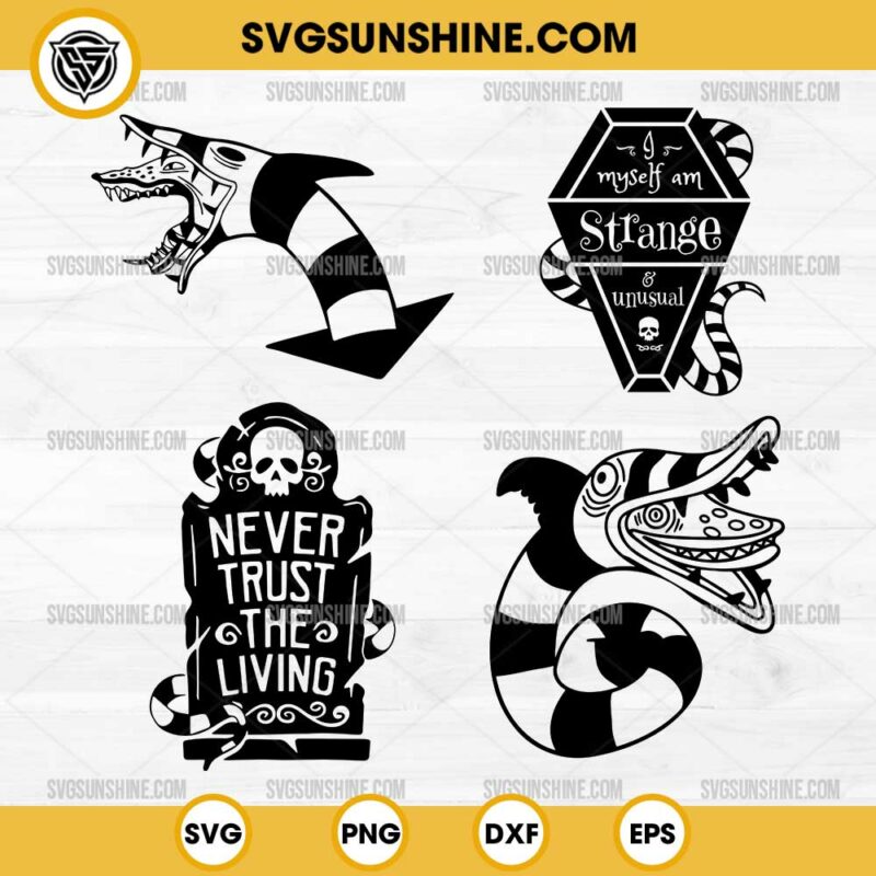 Bundle Beetlejuice SVG, Beetlejuice SVG, Sandworm SVG, Never Trust The ...