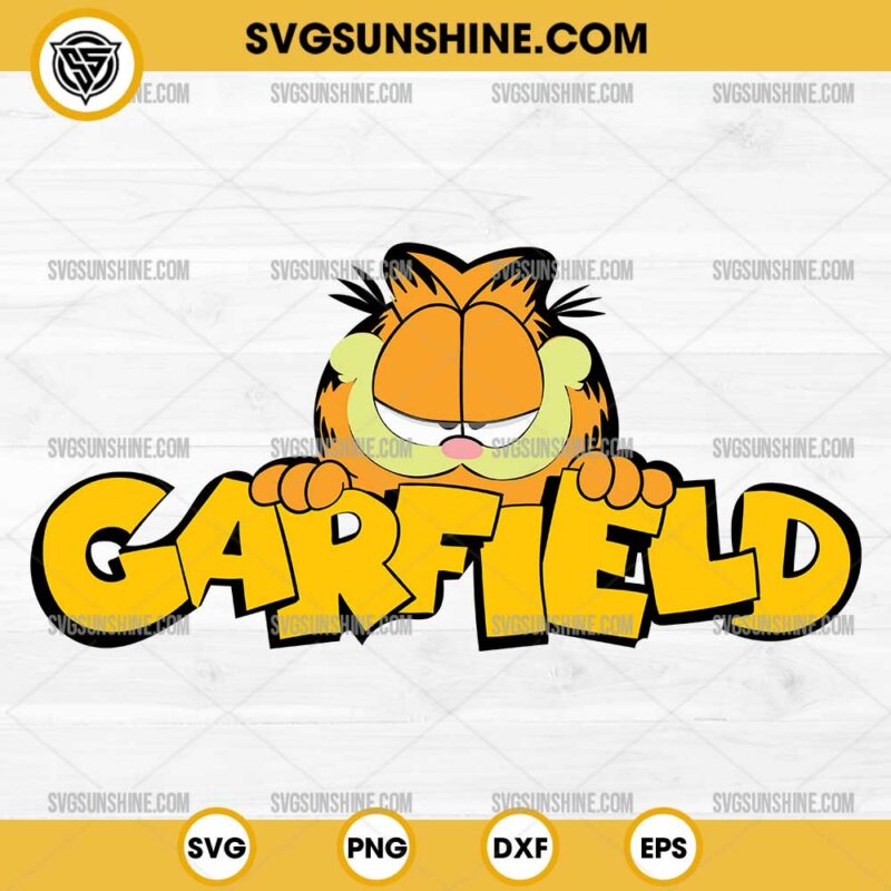Garfield SVG PNG DXF EPS Cricut Silhouette