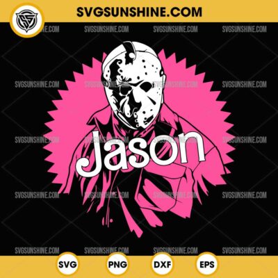 Jason Voorhees SVG, Pink Jason Voorhees SVG, Horror Jason Voorhees ...