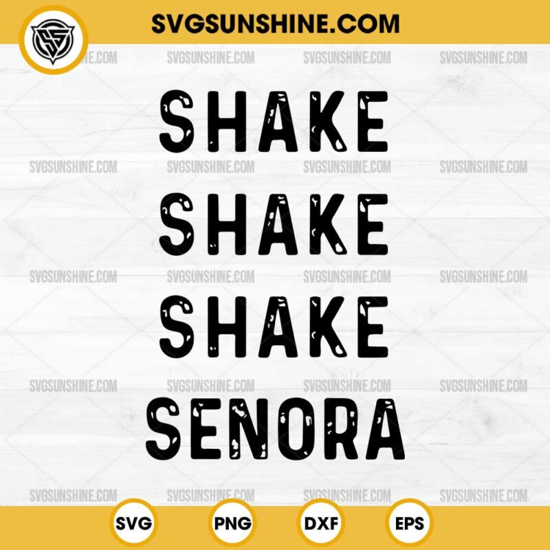 Shake Shake Shake Senora SVG, Beetlejuice SVG