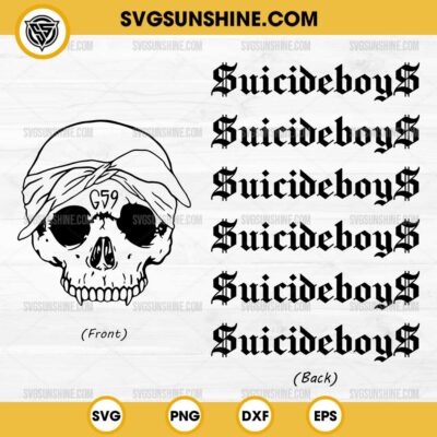 Suicideboys G59 Skull SVG, Suicideboys SVG, Suicideboys PNG Designs For ...