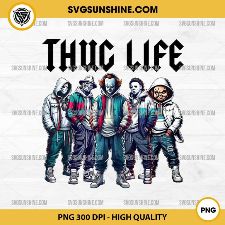 Thug Life Horror PNG Designs, Halloween Horror Movie Characters Thug ...