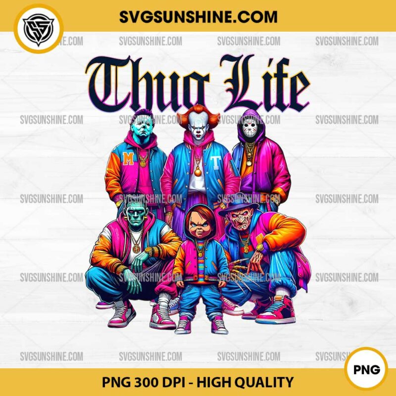 Thug Life Horror Movie Characters PNG, Horror Movie Killers PNG ...