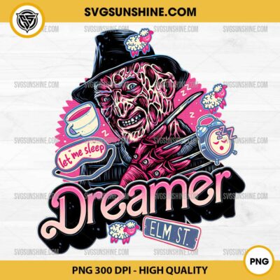 Pink Freddy Krueger PNG, Halloween PNG, A Nightmare On Elm Street ...