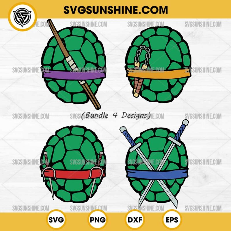 Teenage Mutant Ninja Turtles SVG Bundle, Turtle Costume SVG, Turtle ...