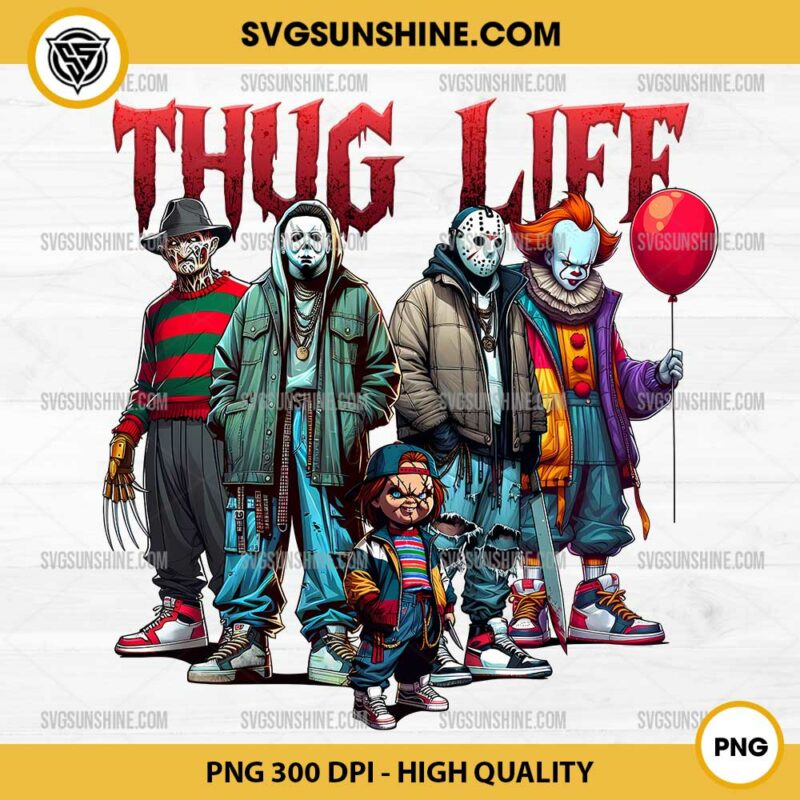 Halloween Thug Life Horror Movie PNG, Horror Movie Characters PNG, Thug ...