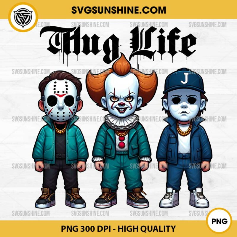 Chibi Horror Thug Life PNG, Thug Life Jason Voorhees PNG, Thug Life ...