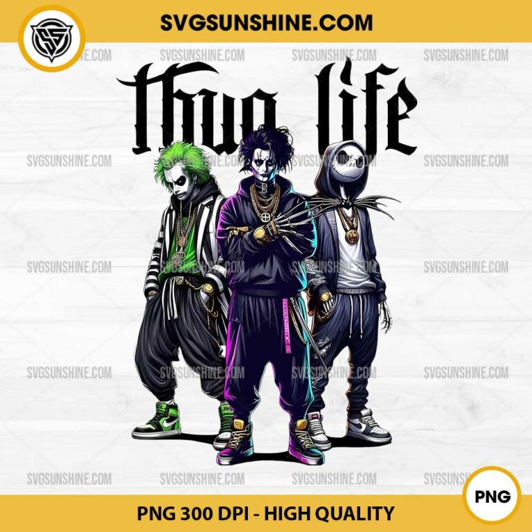 Thug Life Tim Burton Characters PNG, Jack Skellington Thug Life PNG ...