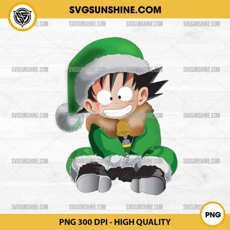 Dragon Ball Z Christmas Tree PNG, Goku Dragon Ball Christmas PNG File