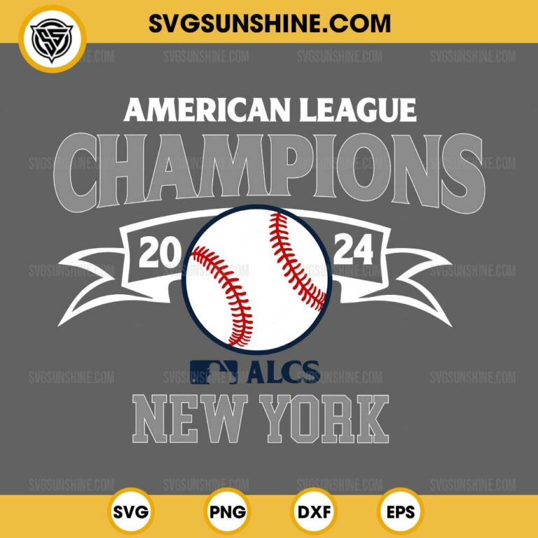American League Champions 2024 New York Yankees SVG, World Series 2024 ...