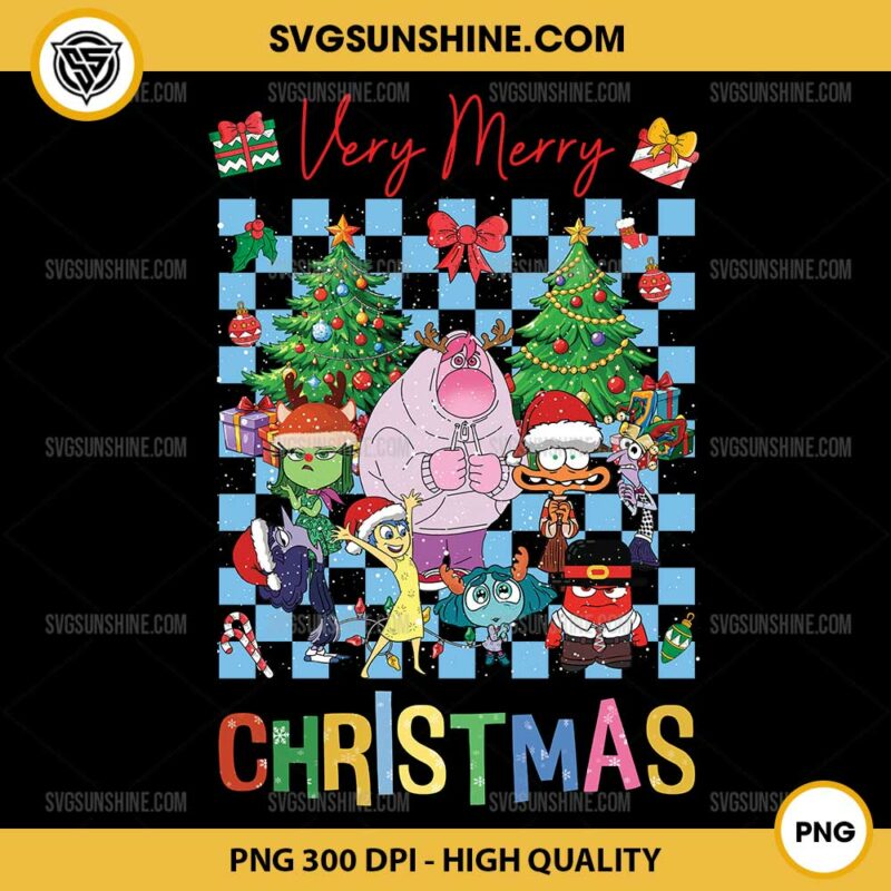 Inside Out 2 Christmas PNG, Inside Out Merry Christmas PNG, Christmas ...