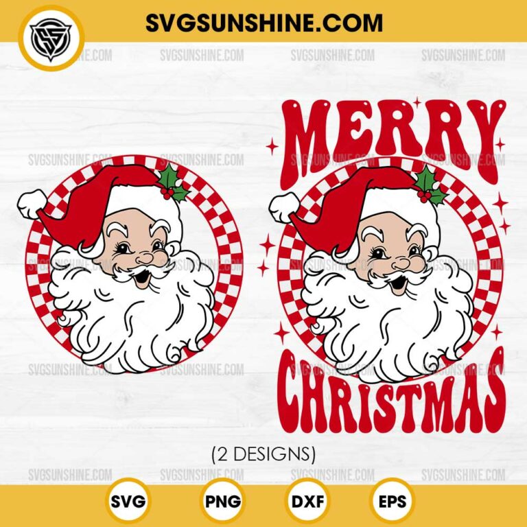 Merry Christmas Santa Claus SVG Bundle, Santa Claus SVG, Merry ...