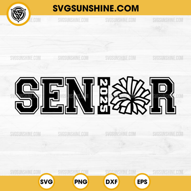 Silhouette Senior 2025 SVG, Senior 2025 SVG PNG, Senior 2025 Vector ...