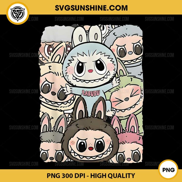 Labubu PNG Bundle, Cute Labubu PNG, Labubu The Monster PNG Digital Download