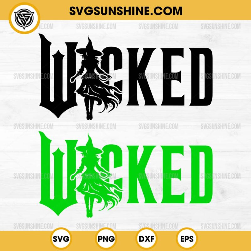 Elphaba Wicked SVG Bundle, Elphaba SVG, Elphaba PNG, Elphaba Wicked ...