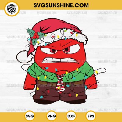 Inside Out 2 Joy Christmas SVG PNG