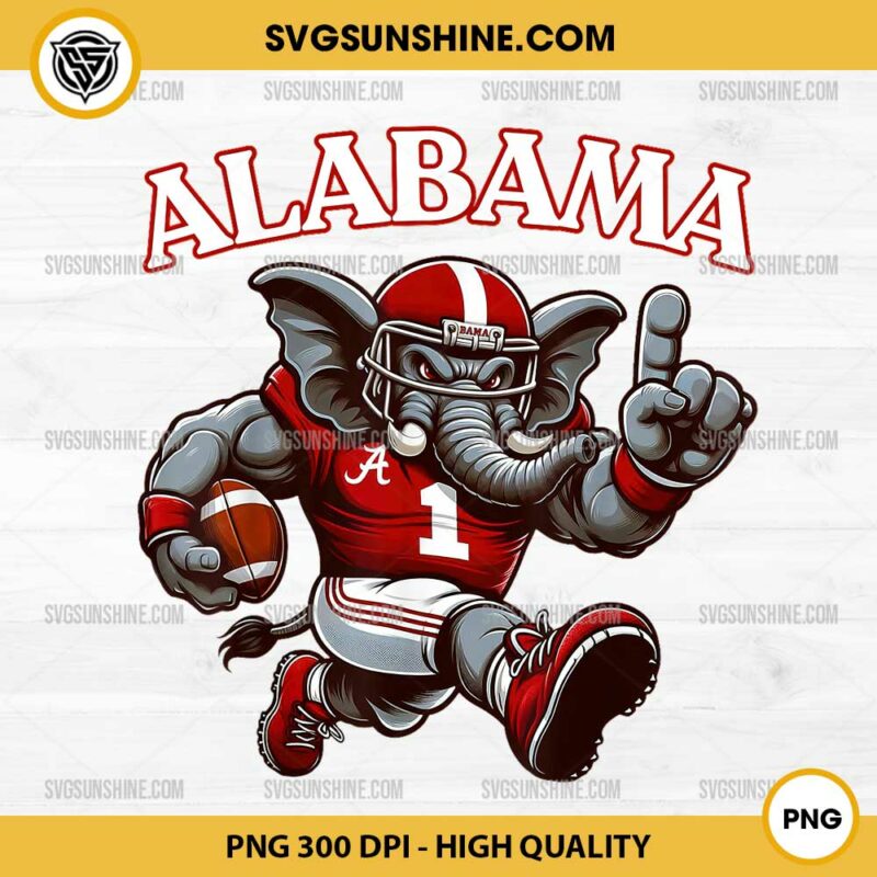 Alabama Big Al PNG, Mascot Alabama Crimson Tide PNG, Alabama Football ...
