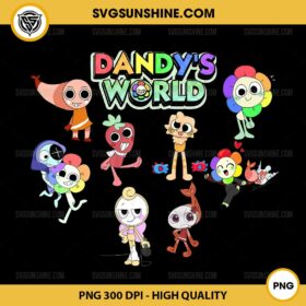 All Dandy's World Characters PNG, Dandy's World Game PNG File