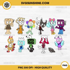 All Dandy's World Characters PNG, Dandy's World Game PNG File