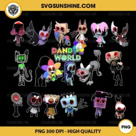 All Dandy's World Characters PNG, Dandy's World Game PNG File