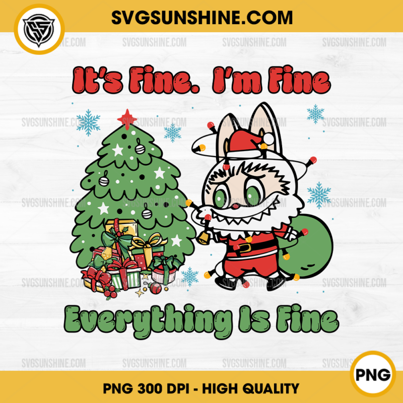 Bundle Labubu Christmas PNG, Santa Labubu PNG, Labubu Christmas Lights ...