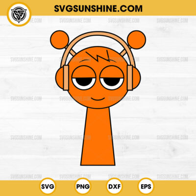 Orange Oren Incredibox Sprunki SVG, Oren Orange Sprunki Toys SVG