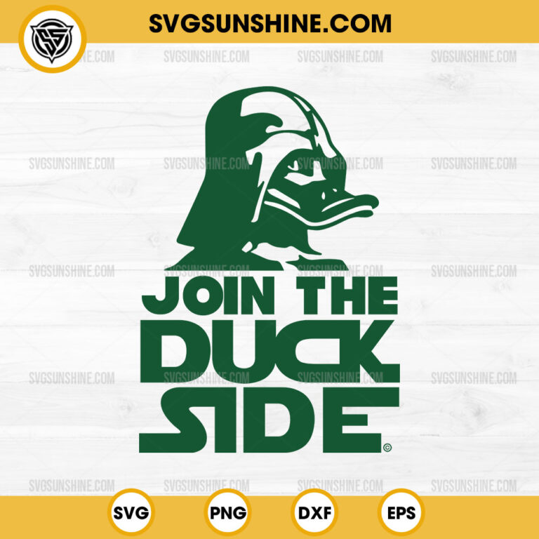 Oregon Ducks Sports Star Wars SVG, Join the Duck Side SVG, Darth Vader ...