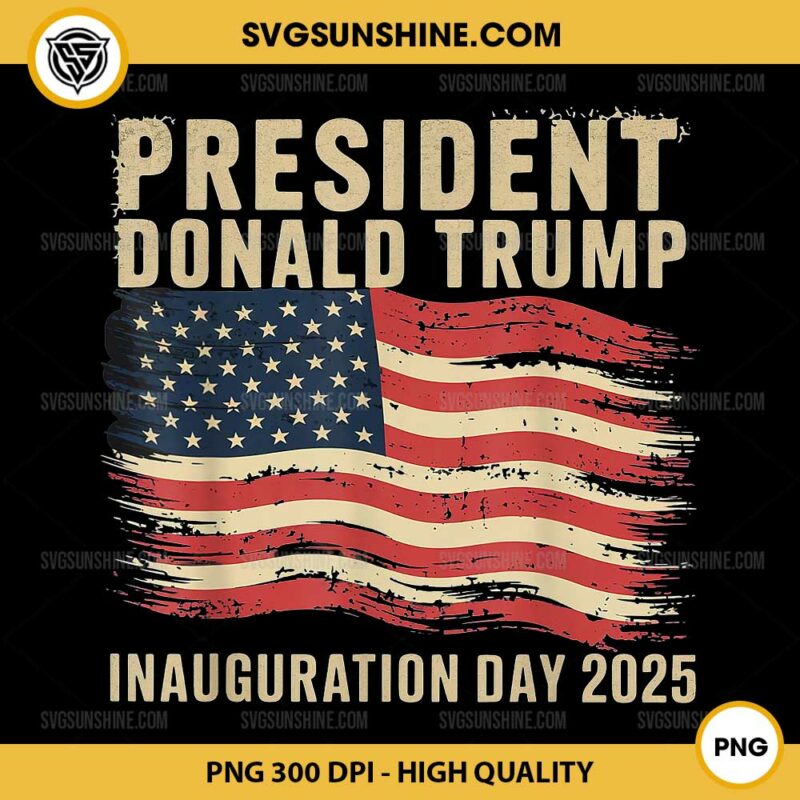 President Donald Trump Inauguration Day 2025 PNG, Donald Trump American ...