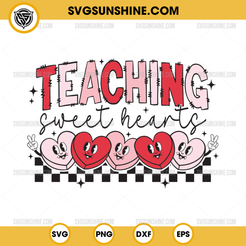 Teaching Sweethearts PNG, Heart PNG, Teacher Valentines Day PNG Digital ...