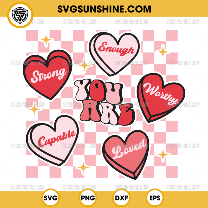 You Are SVG, Teacher Valentine SVG, Valentines Day SVG, Candy Hearts ...