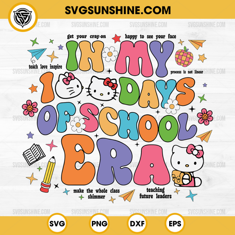 Pink Hello Kitty Graduation Cap SVG, Hello Kitty Senior SVG