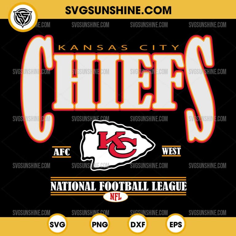 Kansas City Chiefs NFL SVG, Kansas City Chiefs AFC Champions SVG, Super ...