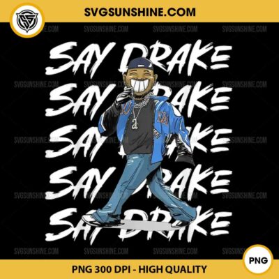 Drake Rapper SVG DXF EPS PNG Cutting File for Cricut - Sunshine