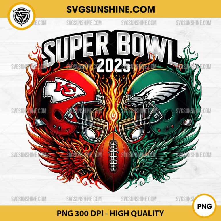 Super Bowl 2025 PNG, Kansas City Chiefs VS Philadelphia Eagles PNG ...