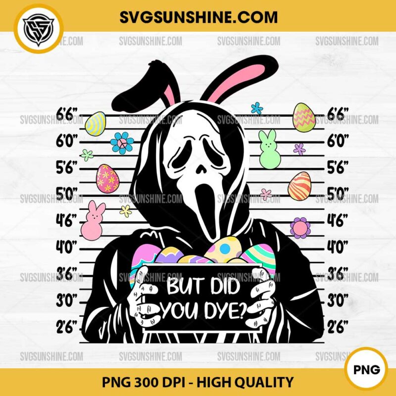 Scream Ghostface But Did You Dye PNG, Scream Ghostface Easter Bunny PNG ...