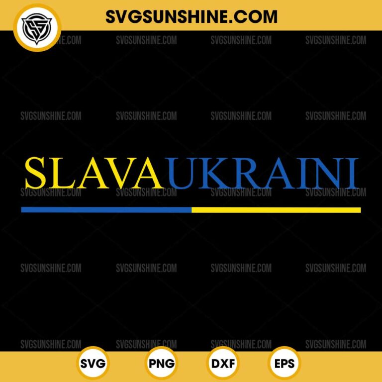 Slava Ukraini Glory to Ukraine SVG, Slava Ukraini SVG