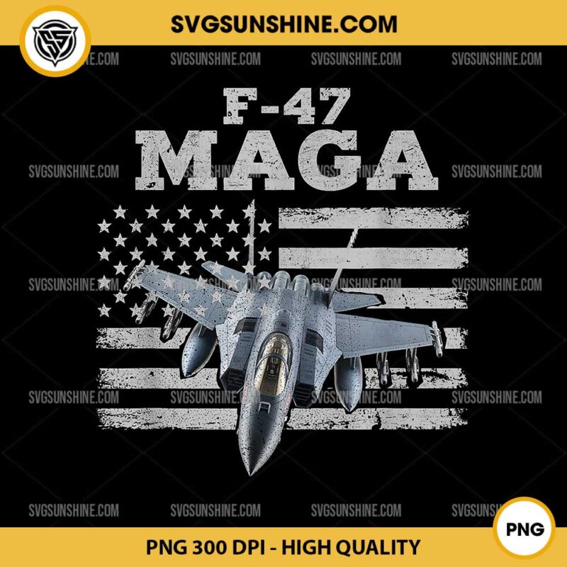 F47 MAGA PNG, F-47 Jet Fighter PNG, Trump F47 PNG