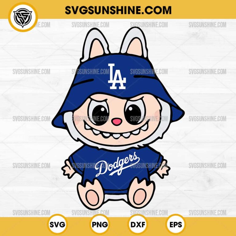 Labubu Los Angeles Dodgers SVG PNG File