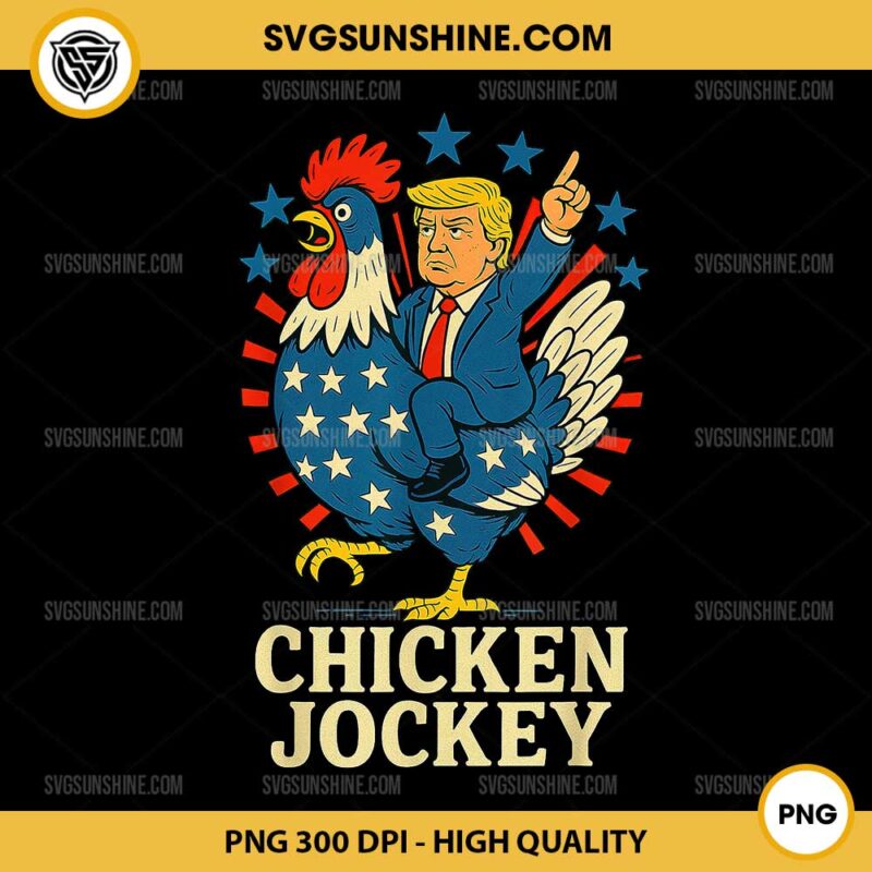 Trump Chicken Jockey PNG, Donald Trump Meme PNG