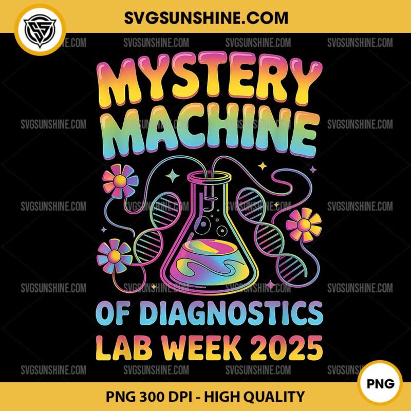 Lab Week 2025 Mystery Machine of Diagnostics PNG, Mystery Machine of ...
