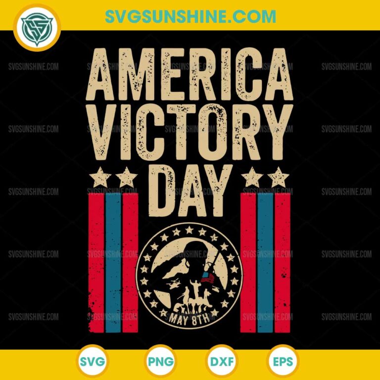 America Victory Day SVG, Patriotic Soldier May 08 SVG