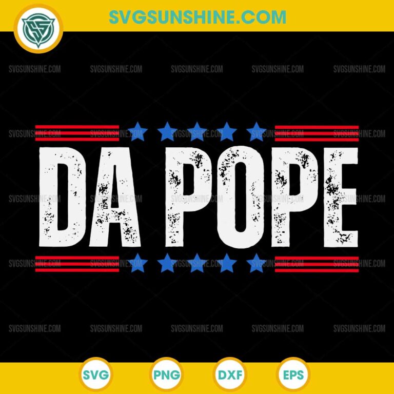 Da Pope SVG PNG, Pope Leo XIV SVG