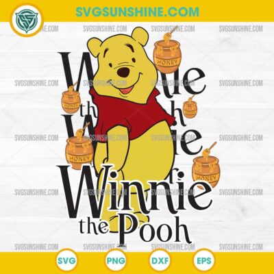 Disney Winnie The Pooh SVG, Pooh Bear SVG