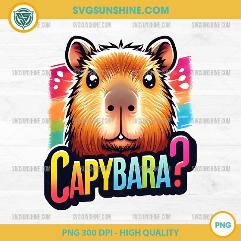 Lovely Capybara PNG, Capybara Meme PNG