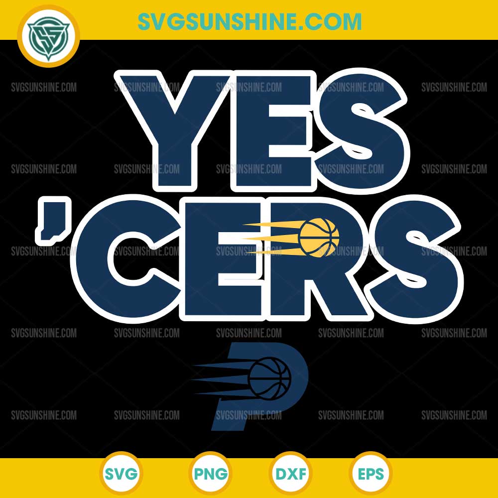 Indiana Pacers Yes Cers SVG